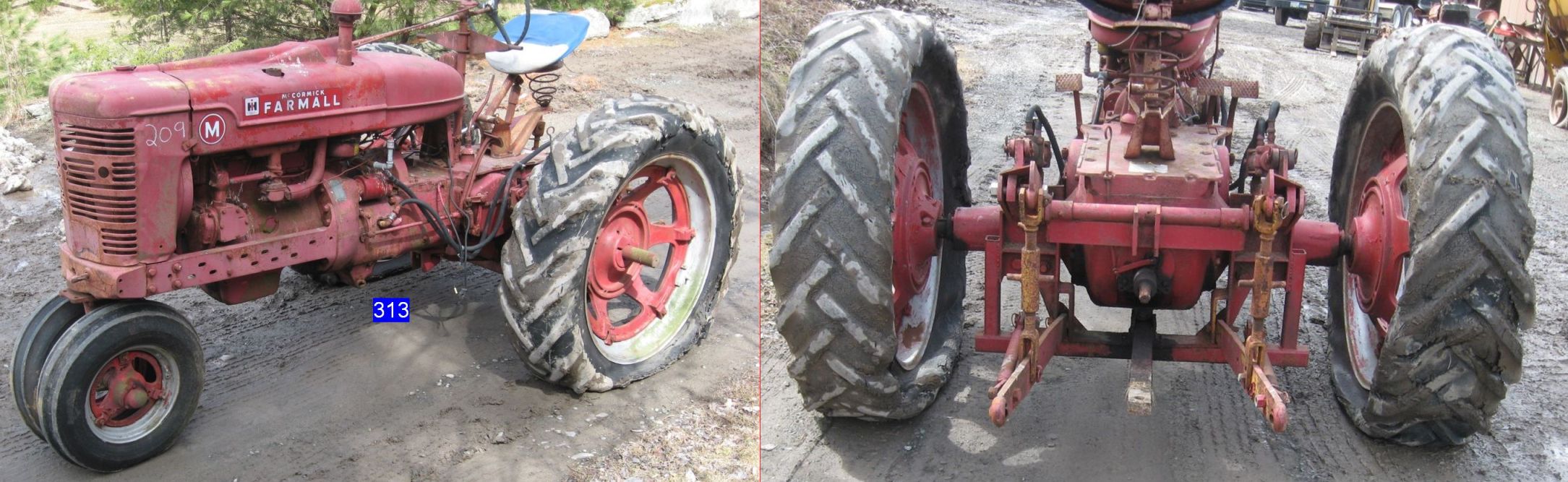 Used Vintage Tractor Parts - L and M Tractor Salvage